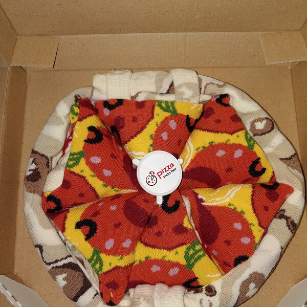 1 Pair Pizza Socks Box Hawaian Original Unique Socks Made in UE Ideal ...