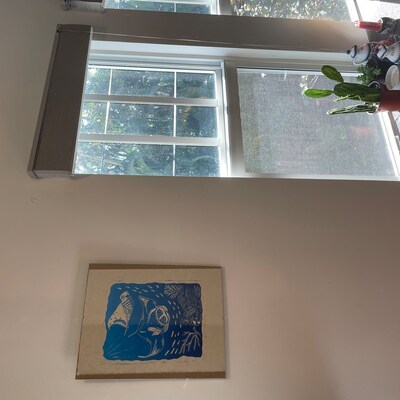 Mini Cicada Linocut Print - Etsy