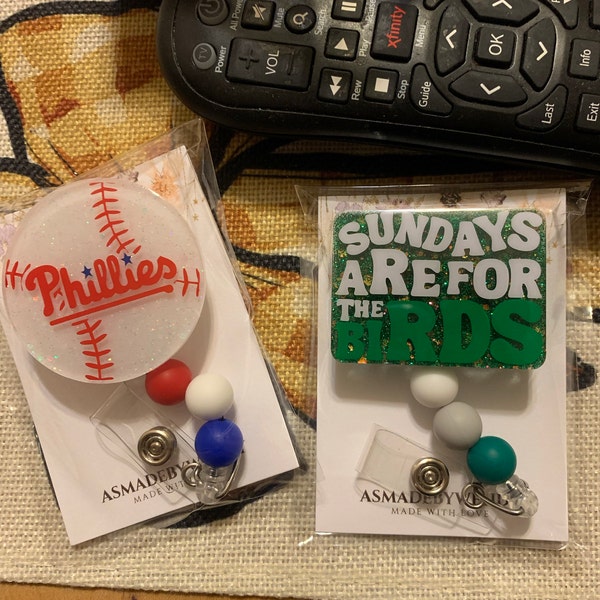Custom Baseball Team Badge Reel|phillies Badge Reel|philly Badge Reel ...