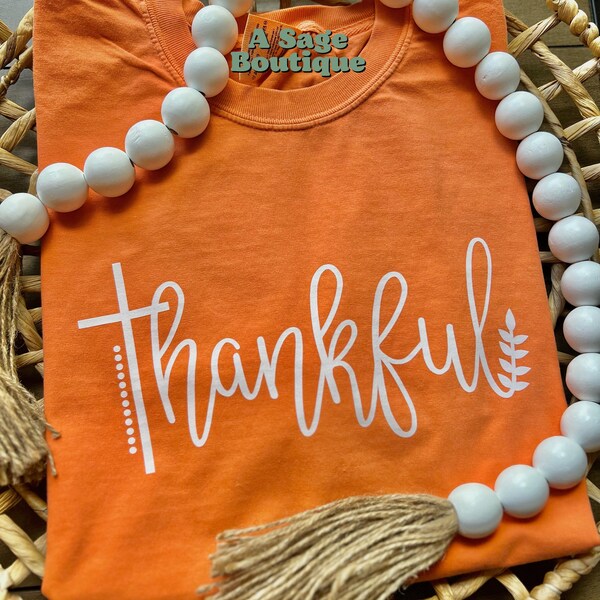 Thankful SVG, Thankful With Cross SVG, Thanksgiving SVG, Fall Svg, Eps ...