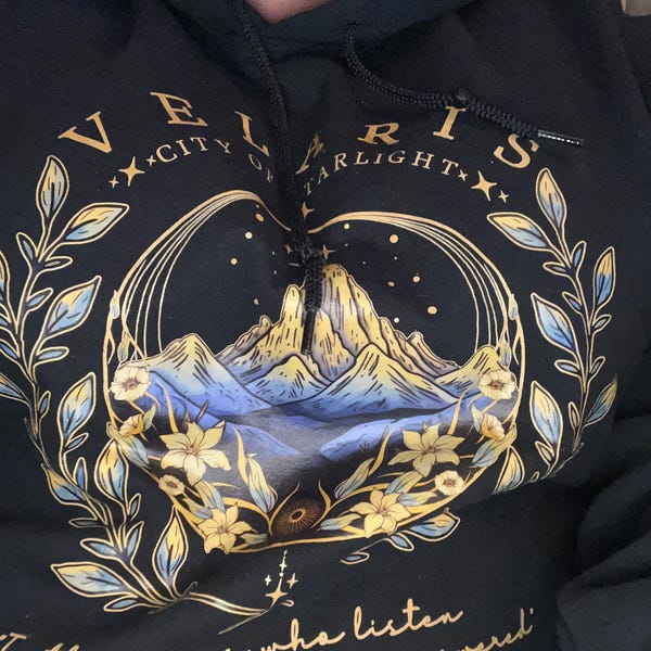 Velaris Sweatshirt and Hoodie, A Court of Thorns and Roses Sweatshirt ...