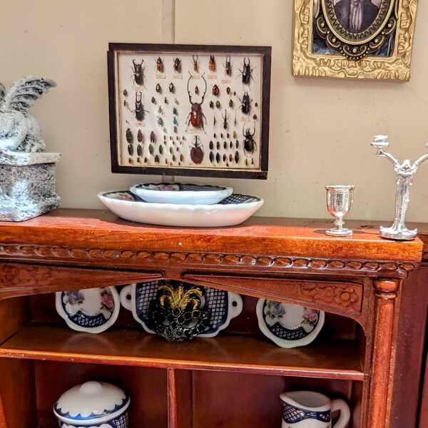 Last Stop Cemetery 1:12 Scale Graveyard PAPER Miniature Sign Spooky ...