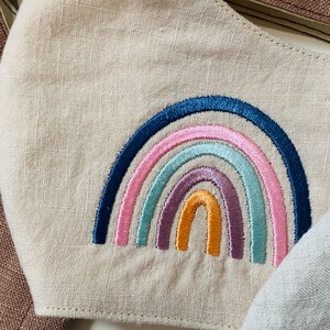 Boho Rainbow Mini Embroidery File Design 3x3 Hoop Satin Stitch Rainbow ...