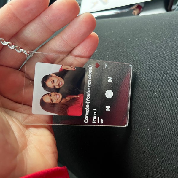 Custom Keychain for Music Lovers, Personalized Acrylic Keychain Custom ...