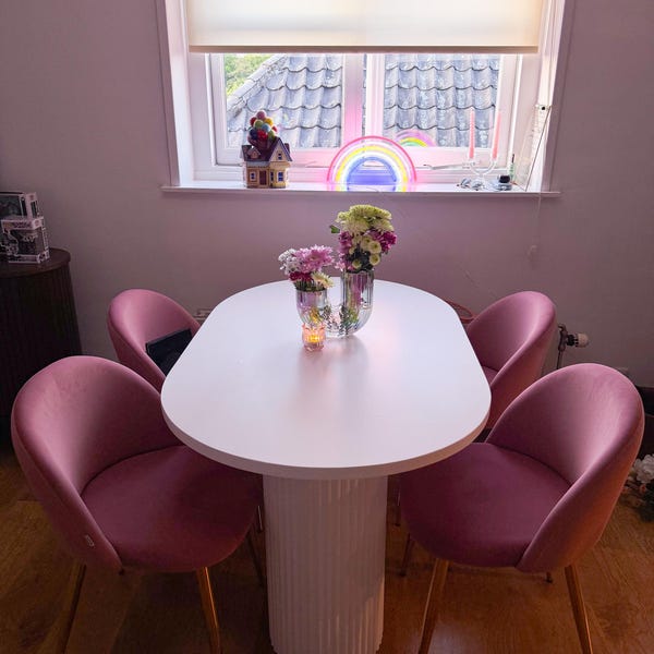 Side Table | Fluted Table | Round Fluted Table | Flower Stand | Small ...