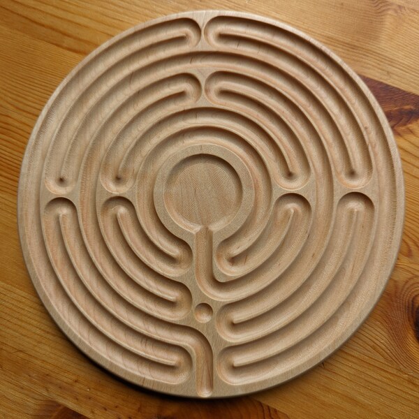 Ball Labyrinth, Wooden Finger Labyrinth, Meditation Labyrinth ...