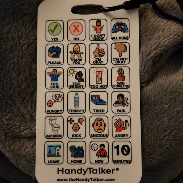 Handytalker School Communication Core Board: Non Verbal AAC Aid - Etsy