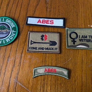 2X2 Inch Custom Designed Patch Embroidered: Your choice of | Etsy