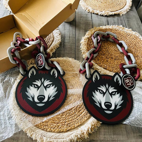 Custom Fan Chain Giant Logo Necklace Sports Homerun Turnover Jumbo ...