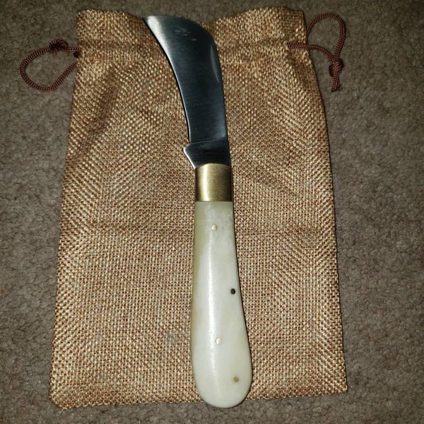 Hand BOLINE Bolline Sickle Herbalist Tool Druidic Ritual Druid ...