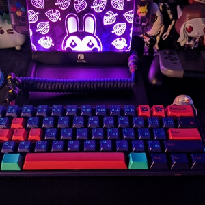 Custom Coiled Keyboard USB Cable GMK Striker | Etsy