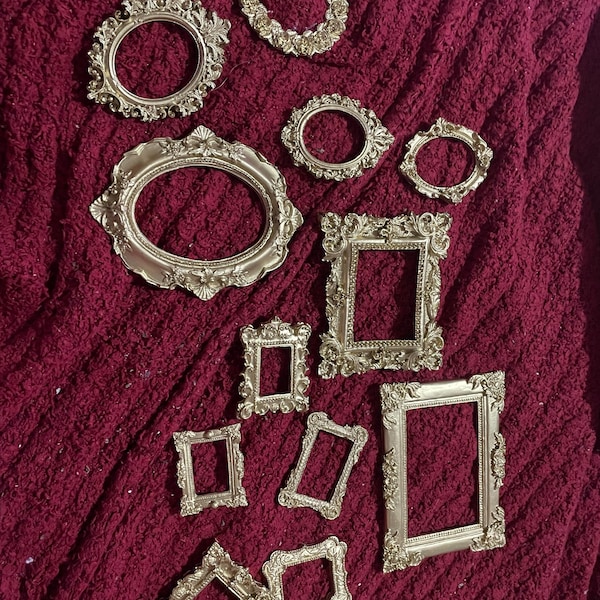 Read Description. Smaller Frames. Antique Style Handmade Resin Frames ...