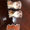 Australian Shepherd Sticker Aussie Chibi Puppy Dog, Vinyl, Hand Drawn ...