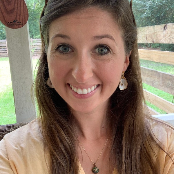 Oyster Shell Ornament Palm Trees - Etsy