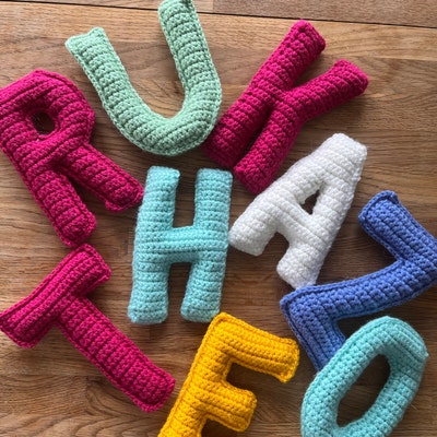 Letter I Crochet Pattern, Stuffed Amigurumi Capital Letters, Crochet ...