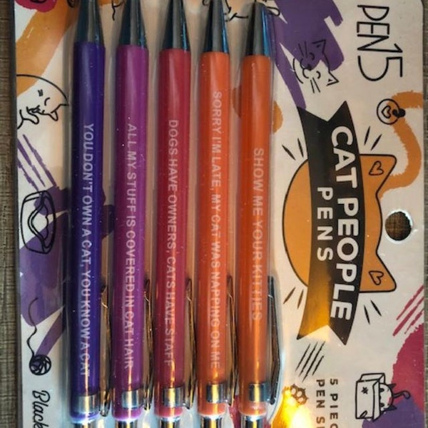 Offensive Colored Pencils, a Funny Gag Gift, Adult Coloring, Stocking ...