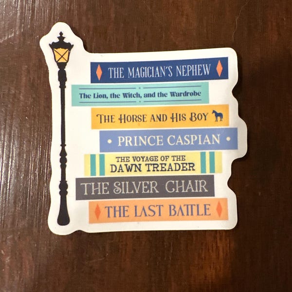 Narnia (CS Lewis) Book Stack Sticker, Bookish Sticker, Kindle, Gifts ...