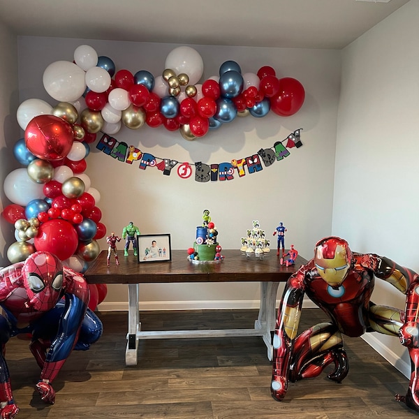 Superhero Birthday Banner, Superhero Party, Superhero Birthday, Kids ...