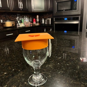 15 Pieces Graduation Cap for Flute Glass.note: Tassels and - Etsy