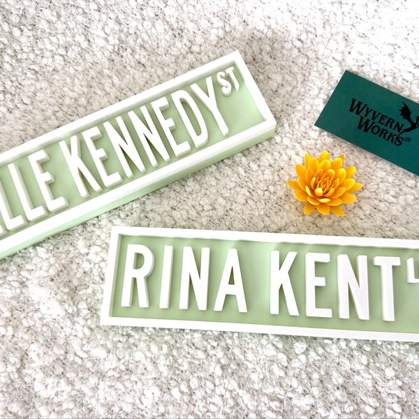 Book Library Sign 3D Printed Bookshelf Decor Gift - Etsy