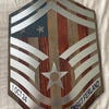 Custom Etched Metal on Wood Base Military Chief Plaque Statue ~ Free ...