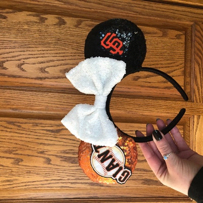 Oakland Raiders Inspired Minnie Mouse Mickey Mouse Ears - Etsy