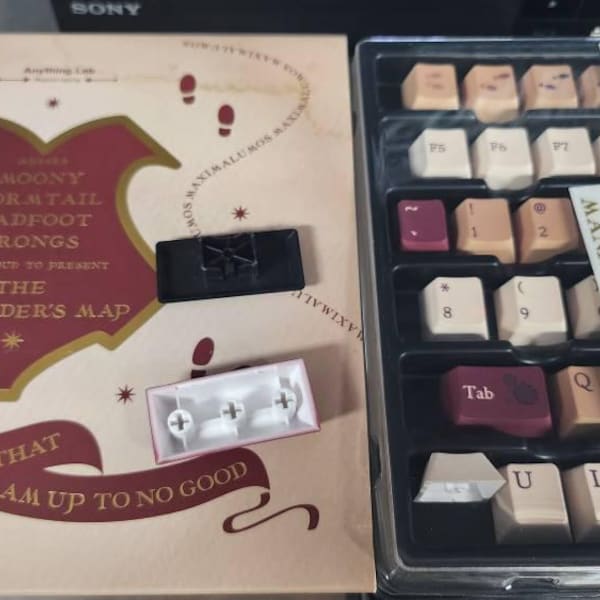 Mischief Managed Keycap Set: PBT Cherry Profile, Mechanical Keyboard - Etsy