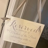 Mother of the Bride Memorial Sign Reserved in Memory of - Etsy