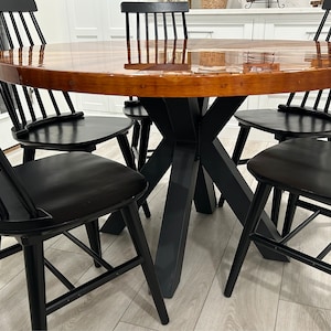 H28 Round Dining Table Legs Straw Bundle Shaped 1 Set - Etsy