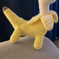 Bananasaurus Dinosaur NO SEW Crochet Pattern - Etsy Canada