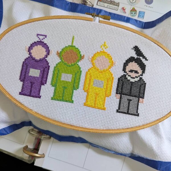 Horror Movie Cross Stitch Pattern – Hellraiser, Pinhead, Cute and ...