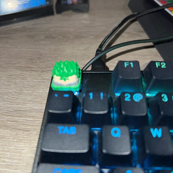 Pink Bear Keycap | Cute Kawaii Animal Keycap | Custom Keycap | Artisan ...