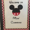 Mickey Mouse Party Signs Instant Download Mickey Mouse Party - Etsy