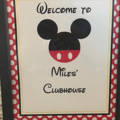 Mickey Mouse Party Signs Instant Download Mickey Mouse Party Signs ...