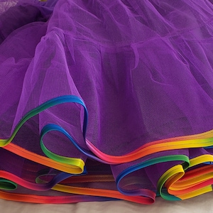 2 Layer Net Petticoat Edged in Lace Trim Choose From 11 Colours - Etsy