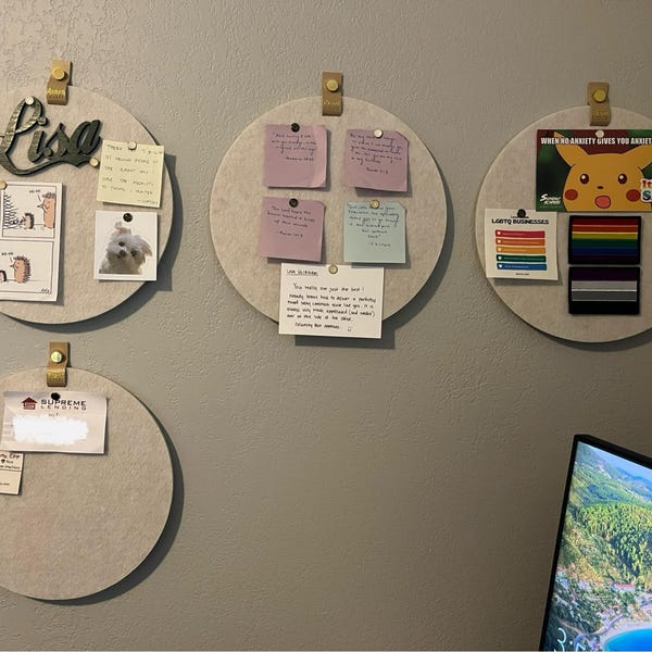 Felt Pin Board - Enamel Pin Display - Etsy
