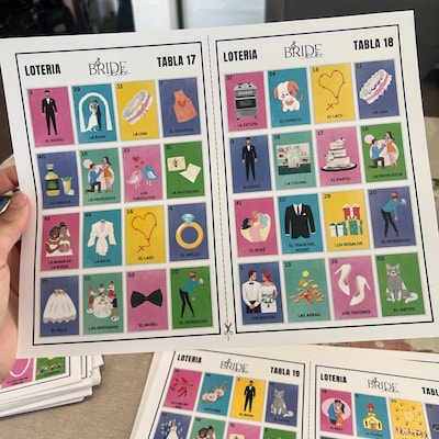 Loteria Despedida De Soltera En Español, Bridal Shower Bingo, Juegos ...