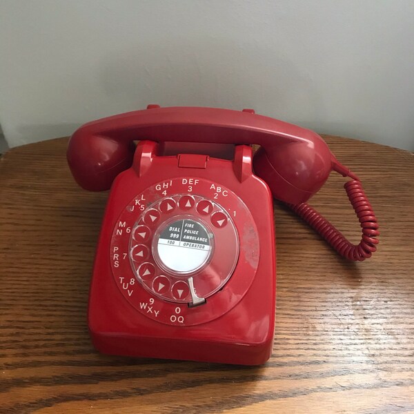 1960s GPO 746 RETRO Rotary Vintage Telephone in Ivory / Cream ORIGINAL ...