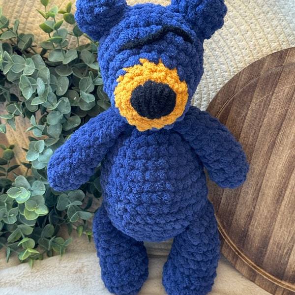 Jr. Bear the Bear Plushie Pattern - No Sew Pattern, Bear Pattern, Teddy ...
