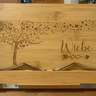 Personalized Cookbook Stand, Recipe Book Holder, Mother's Day Gift ...