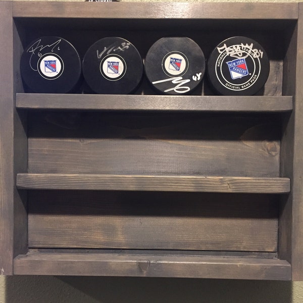 Hockey Puck Display and Storage Shelf: Sizes 6 Pucks to 36 Pucks - Etsy
