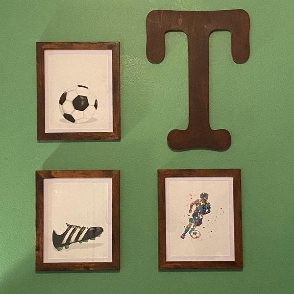 Soccer Print Set, Soccer Printable Art, Soccer Posters, Sport Art ...