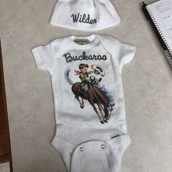 Custom Brand New Buckaroo Coming Home Set. Retro Western One Piece ...