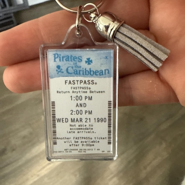 Beetlejuice Broadway Musical Ticket Keychain - Etsy