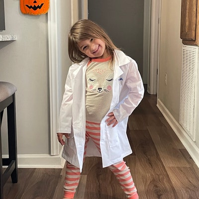 Embroidered Personalized Kids Lab Coat for Little Doctors and Nurses ...