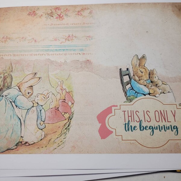 Peter Rabbit by Beatrix Potter Digital Junk Journal Kit (FULL KIT) With ...