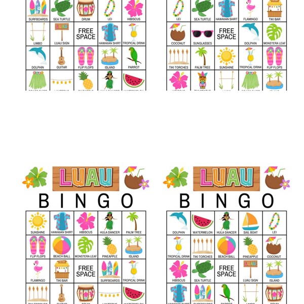 30 Easter Bingo Cards Printable Game, Easter Bingo Boards Activity for ...