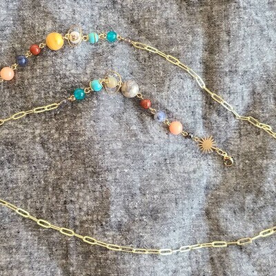 Solar System Eyeglasses and Sunglasses Chain , Mask Chain, Crystal ...