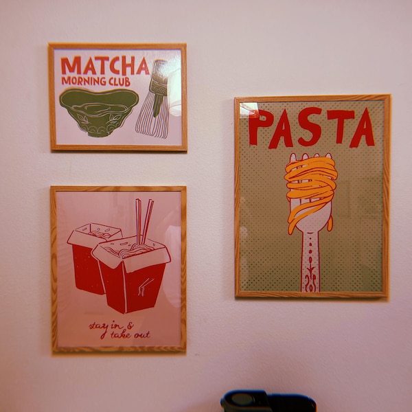 Coffee Girl Croquette Core Breakfast Doodle, Trendy Takeaway Dinner ...