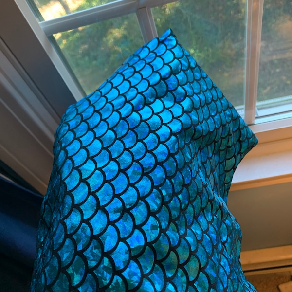 Mermaid Scale Booty Shorts: High Waisted Hologram Rave Costume - Etsy